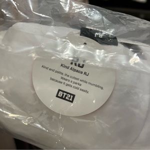 bt21 | Other | Nwt Official Bt2 Rj Face Pillow | Poshmark